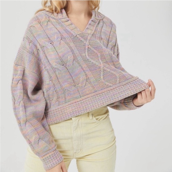 Urban Outfitters | Sweaters | Urban Outfitters Pastel Knit Hazel Notch ...